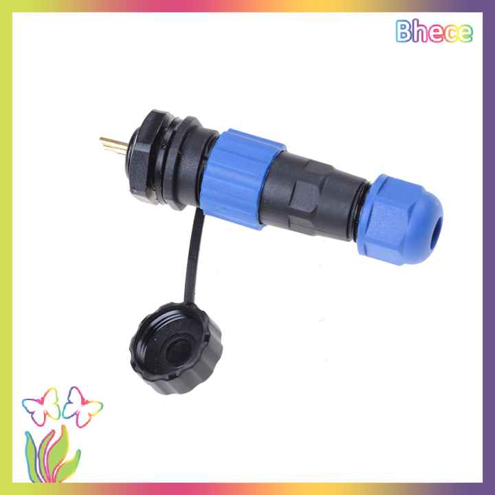 Bhece SP13-2 2 pin waterproof connector Power Cable Connectors IP68 ...