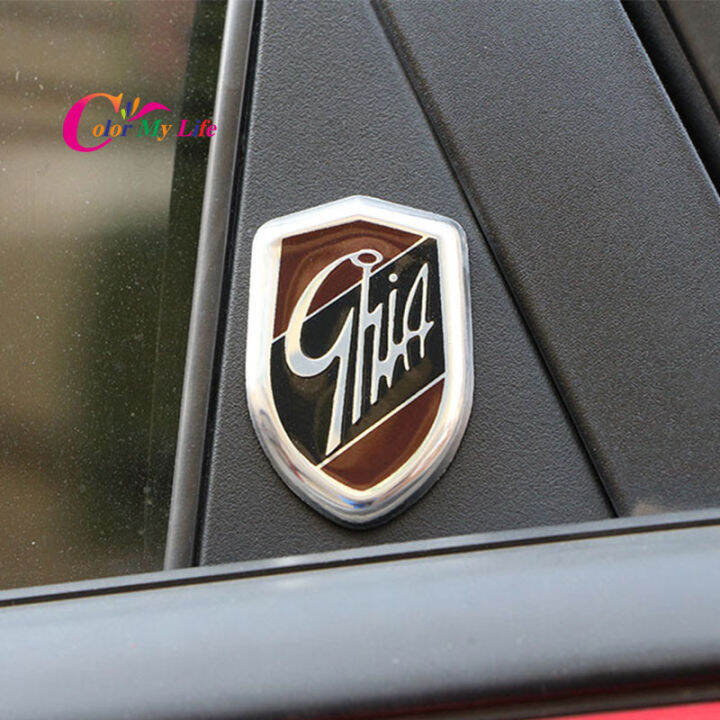 Car Sticker Emblems Ghia Side Shield Logo Marked Stickers For Ford ...