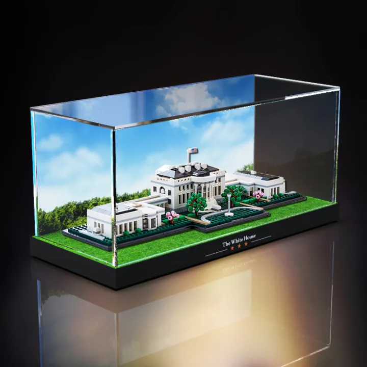 Acrylic display box for Lego 21054 building series White House building ...