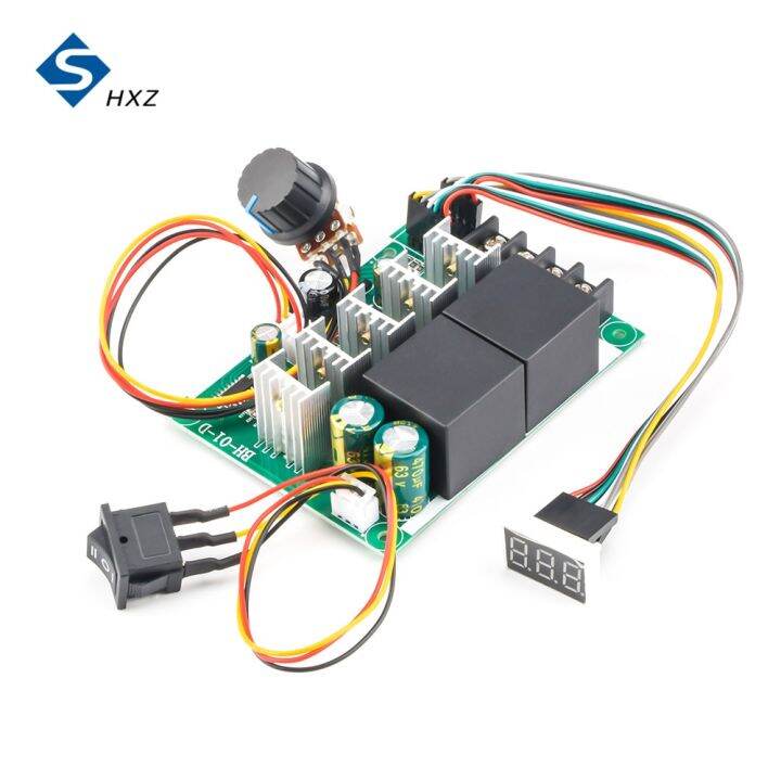 PWM Speed Controller DC Motor Digital Display 10-55V 0 100 Adjustable Drive Module Input MAX60A ...