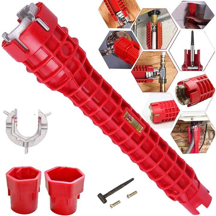 8 in 1 Faucet and Sink Installer Wrench Multi-Purpose Wrench for ...