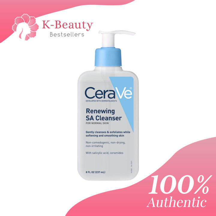 CeraVe Renewing SA Cleanser 8fl / 16fl oz | Lazada PH