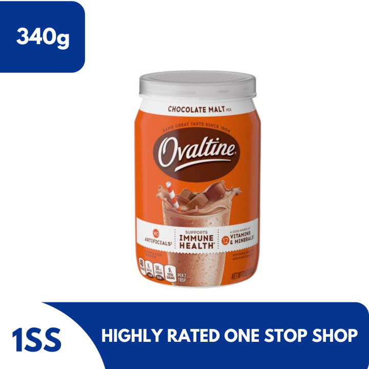 Ovaltine Chocolate Malt Drink, 340g | Lazada PH