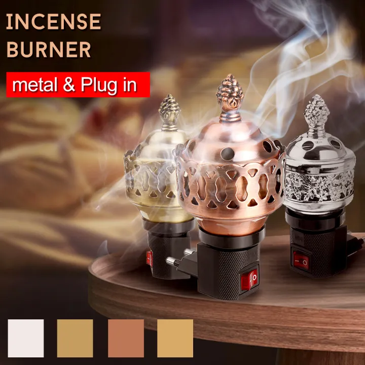 Portable Arabic Mini Electric Bakhoor Burner Incense Metal Burners ...