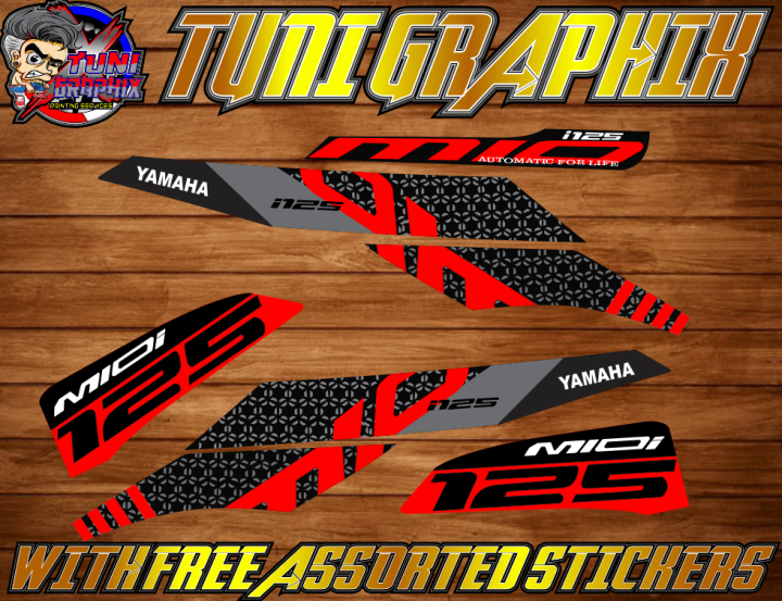 MIO i 125 STOCK DECALS 2018 | Lazada PH