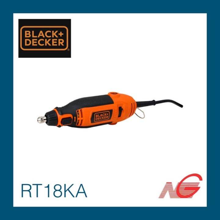 เครื่องเจียรตรง 1/8" BLACK&DECKER รุ่น RT18KA อุปกรณ์เสริม 114 ชิ้น | Lazada.co.th
