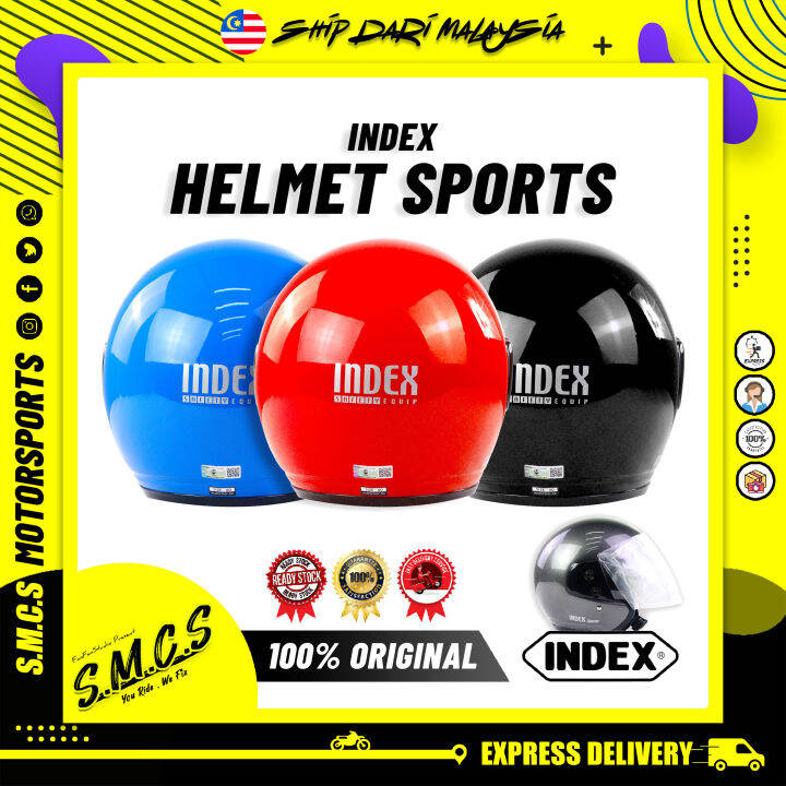 LTD INDEX SPORT HELMET SPECIAL COLOR SIRIM CERTIFIED (100% ORIGINAL ...
