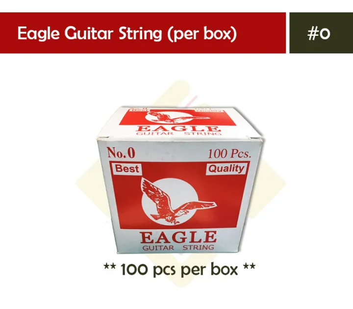 Eagle Guitar String #0 to #3 (per box) | Lazada PH
