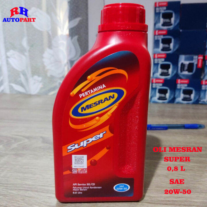 Oli Mesran Super 20W-50 800ml oli mesran super 1 Liter oli Motor bebek ... Oli Mesran Super 20W-50 800ml oli mesran super 1 Liter oli Motor bebek ...