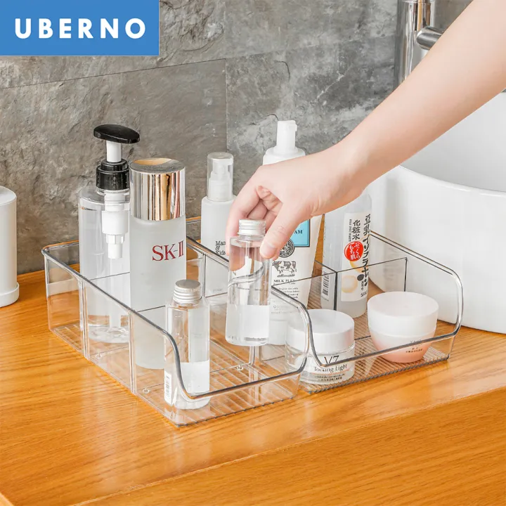 UBERNO Transparent Multipurpose Skin Care Storage Bin Makeup ...