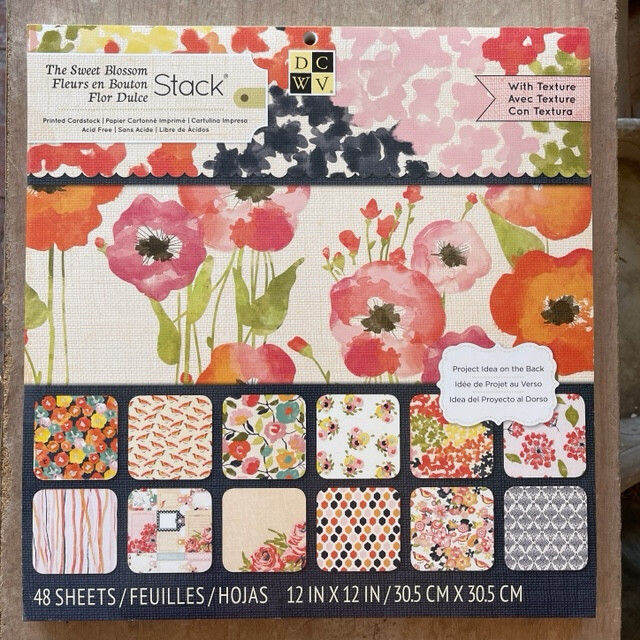DCWV Sweet Blossoms Printed Cardstock Paper Stack 12"X 12" | Lazada