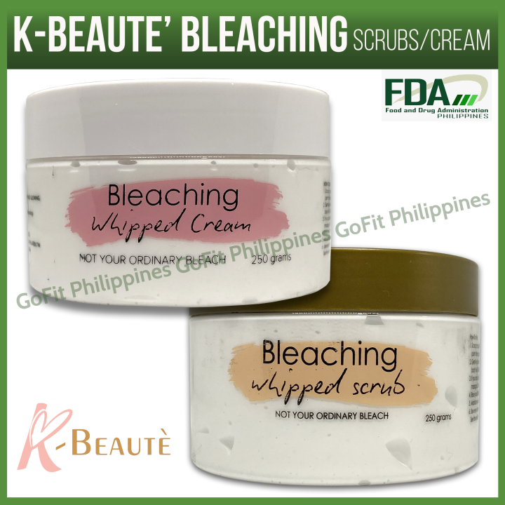 100% AUTHENTIC K BEAUTE BLEACHING WHIPPED SCRUB (with freebies ...