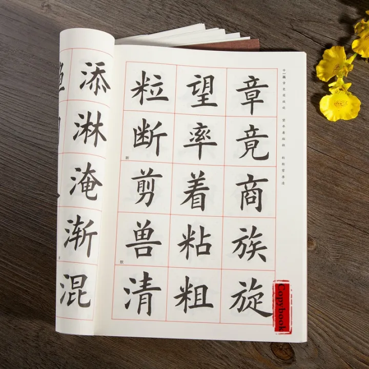 New 2022 Chinese Calligraphy Copybook Tian Yingzhang Simple Regular ...