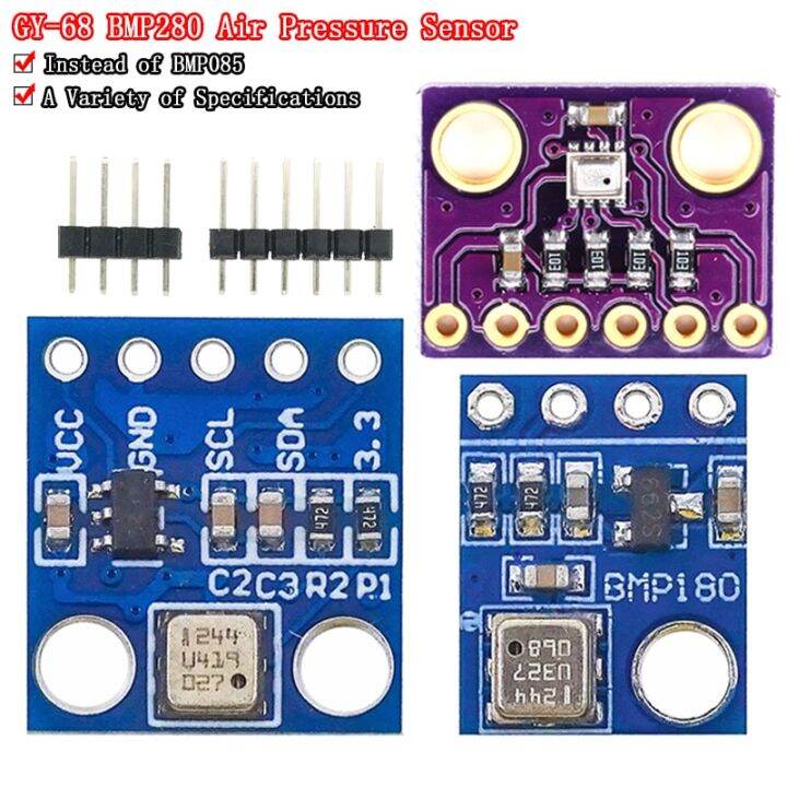 GY-68 GY-63 BMP180 BMP280 GY68 Digital Barometric Pressure Sensor Board ... GY-68 GY-63 BMP180 BMP280 GY68 Digital Barometric Pressure Sensor Board ...