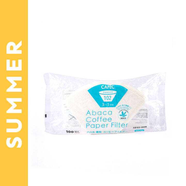 CAFEC Abaca Paper Filter [Trapezoid] | Lazada.co.th