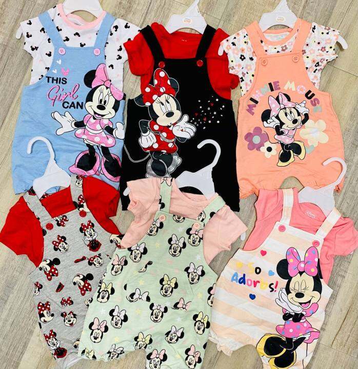 Minnie Mouse Romper 2pcs set DisneyBaby for 3 6 12 24 Months Girls ...