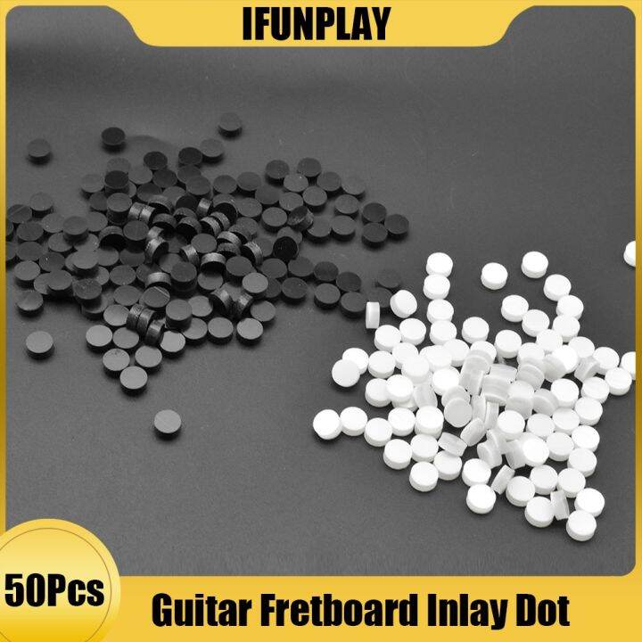 50Pcs Guitar Fretboard Dots Fingerboard Markers Inlay Dots ABS Acrylic ...