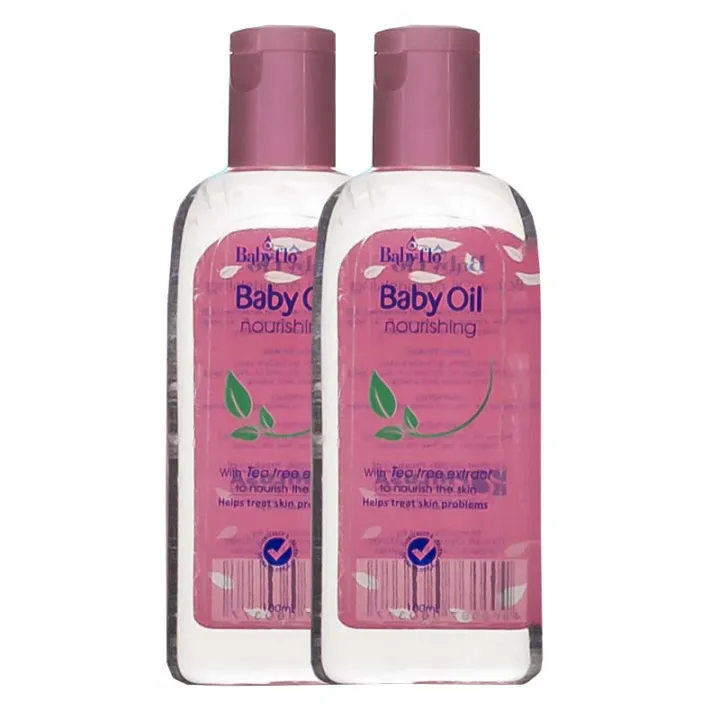 Babyflo Baby Oil Skin Nourishing Pink 100ml x 2 | Lazada PH