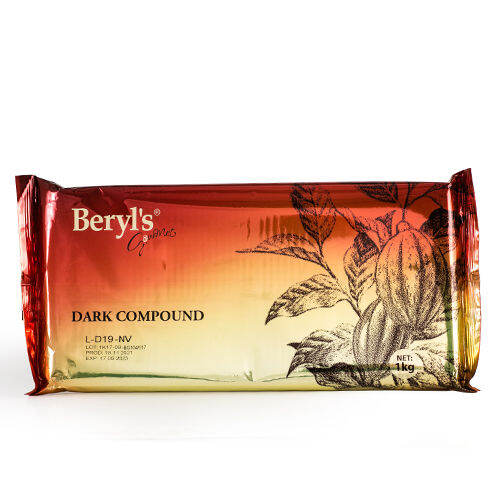 Beryls Gourmet Dark Compound Chocolate Block 1KG | Lazada