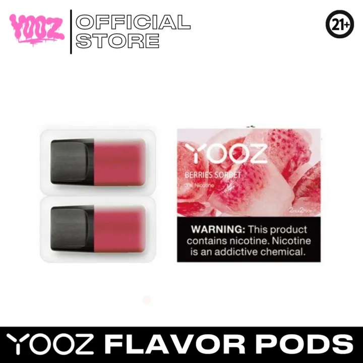 YOOZ Flavor Pods 2x2ml - 3 Berries Sorbet | Lazada PH