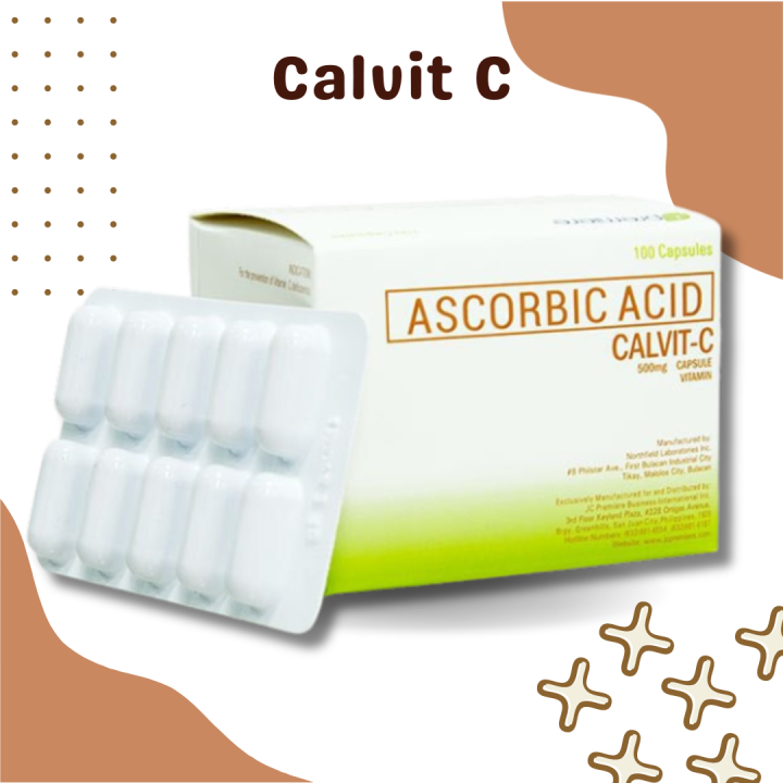 Boost Your Immune System W/ Ascorbic Acid Calvit C Blisters Vitamin C ...