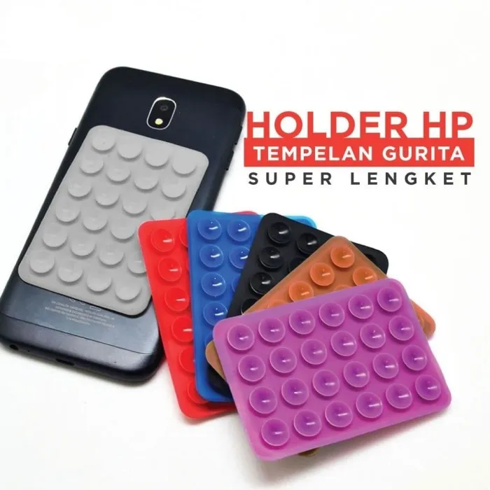Holder Gurita Hp Motor / Mobil / Universal / Tempelan Tentakel Perekat ...