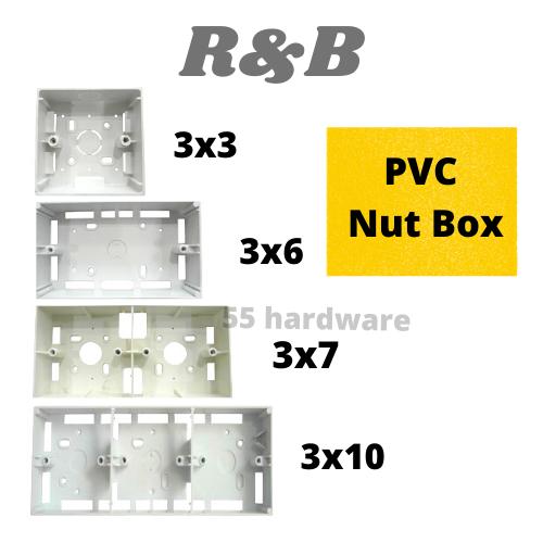 PVC Nut Box Switch Base Switch Box Socket Electrical | Lazada