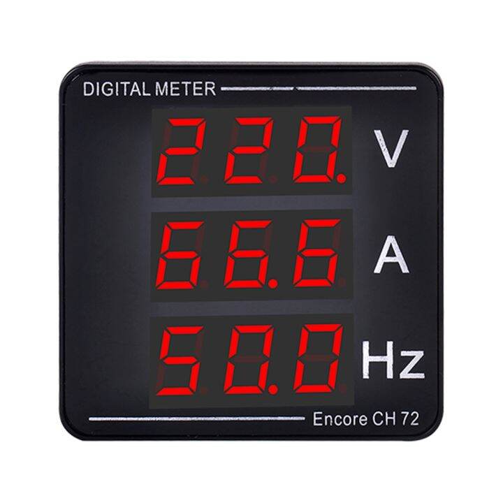 LED Digital Display Voltage Meter Frequency Voltmeter Ammeter Digital ...