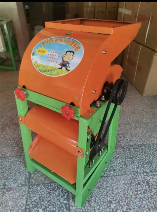 automatic corn thresher Household 220V vertical corn thresher corn ...