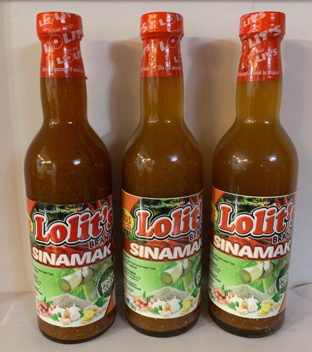 Spiced Vinegar Trio Set, Lolits Sukang Sinamak, 350ml | Lazada PH