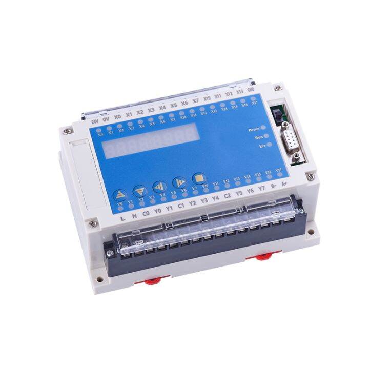 FX1N FX2N 20MR 4AD 2DA PLC Controller with LED Display, RS232 RS485 Modbus RTU for Mitsubishi FX ...