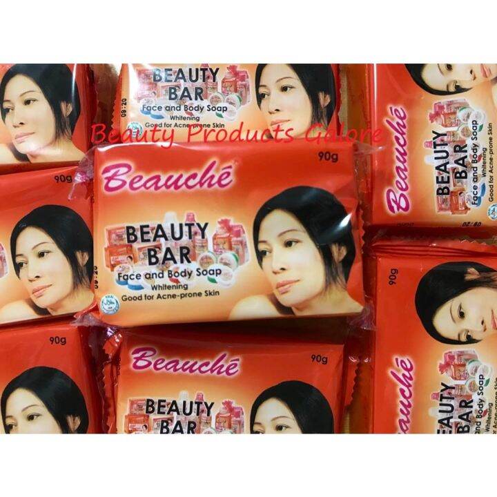 Beauche Beauty Bar 90g set of 5pcs (with Beauche logo on actual soap ...