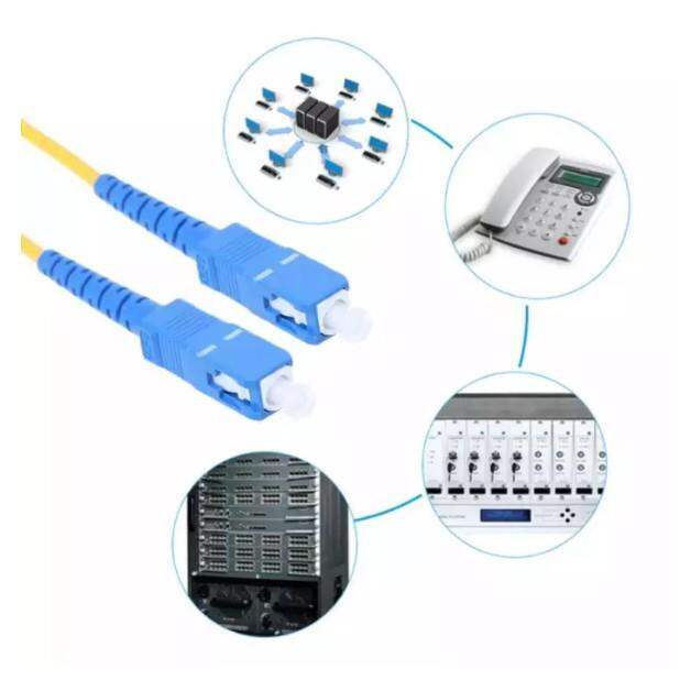 Allan 10m Fiber Optic Cable PLDT router extension Jumper Cable SC/UPC ...