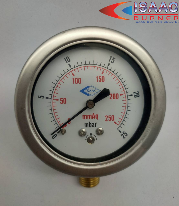 Pressure Gauge 0-25 mbar /0-250 mmAq | Lazada.co.th