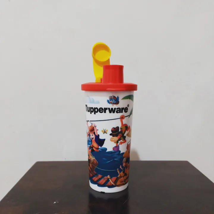 TUPPERWARE FUN TUMBLER 350 ML / BOTOL MINUM ANAK / BOTOL MINUM KARAKTER ...