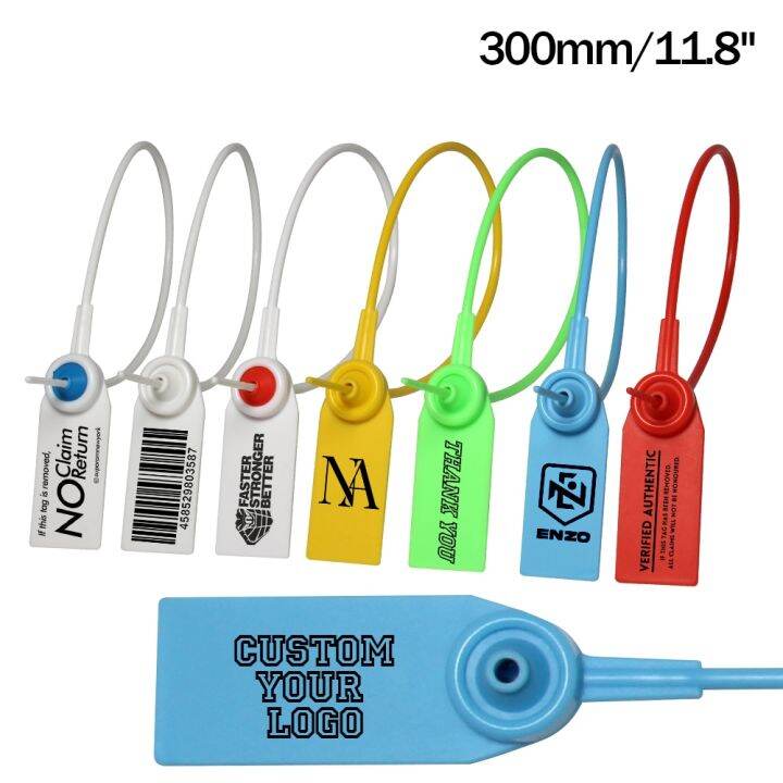 300mm/11.8 quot; Disposable Plastic Security Seals Custom Garment Tag ...