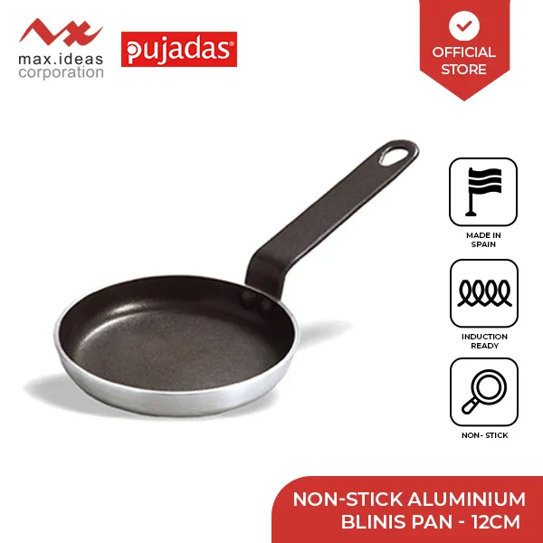 Pujadas Non-Stick 12cm Aluminium Blinis Pan Cookware - Gas/Vitro ...