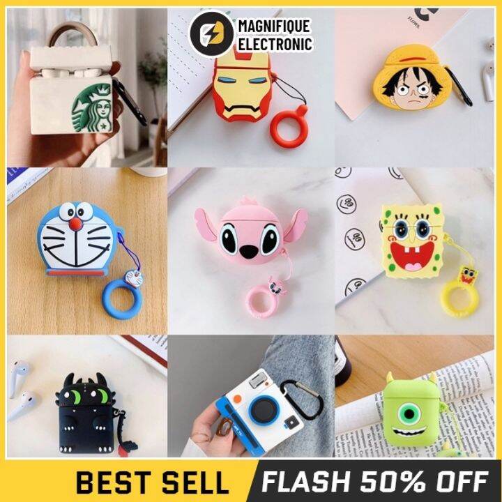 Airpods Case Gen 2 and Gen1 Silicon Macaron Sofe Lucu Case Softcase for ...