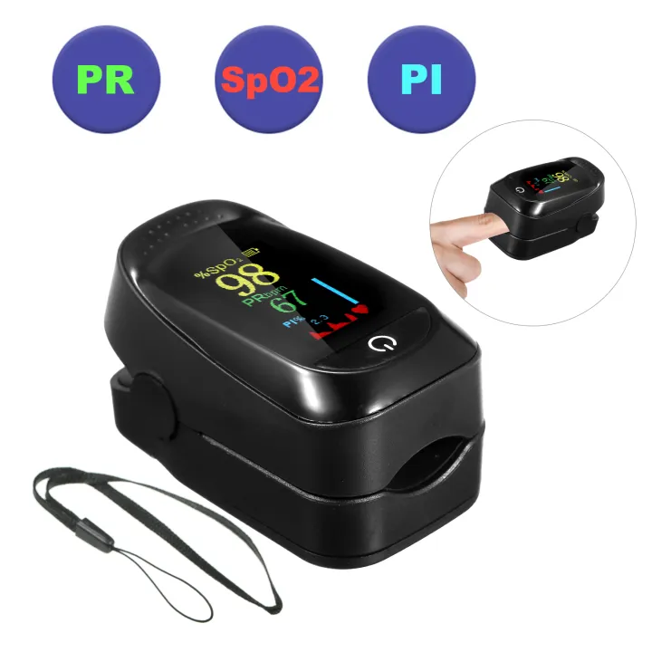 Docooler Digital Fingertip Pulse Oximeter TFT Display Blood Oxygen Sensor Saturation Mini SpO2 ...