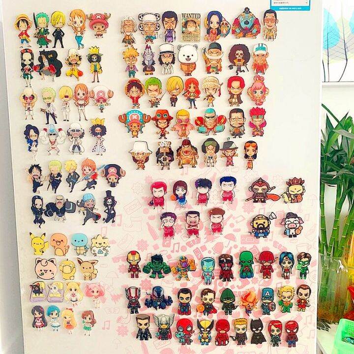 Bundle Different Cartoon Anime Fridge Magnets One Piece Slam Dunk ...