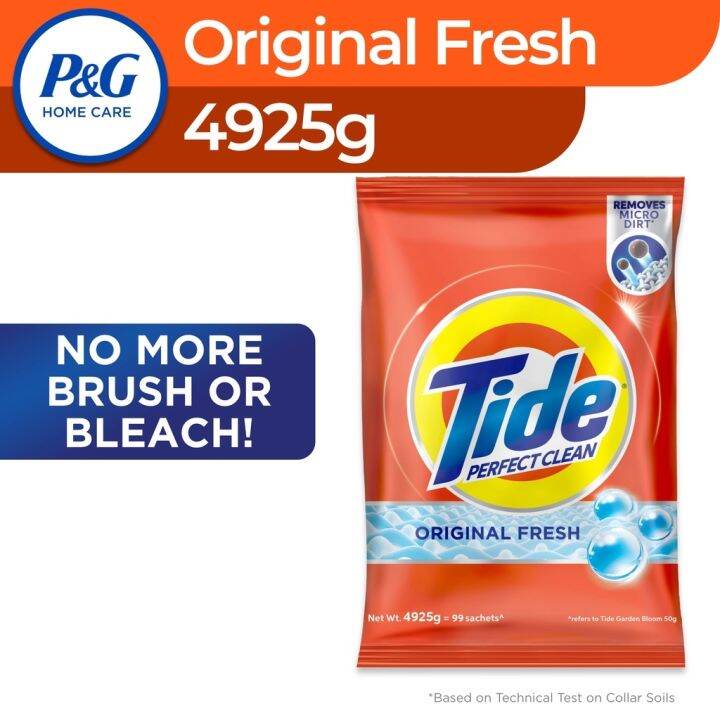Tide Perfect Clean Original Fresh Powder Detergent 4925g (Laundry Detergent Laundry Powder ...