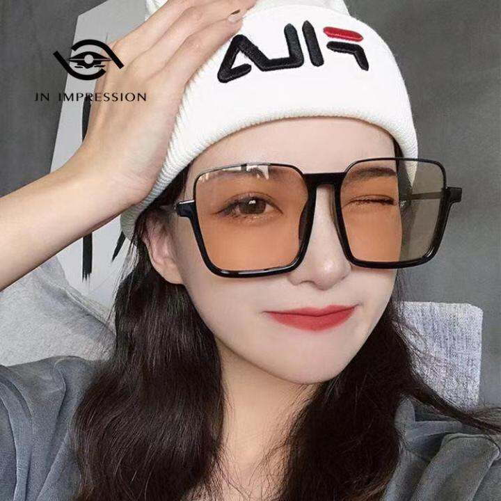 JN IMPRESSION แว่นกันแดดแฟชั่นสำหรับสุภาพสตรีแว่นกันแดดทันสมัยบังแดดกลางแจ้ง | Lazada.co.th