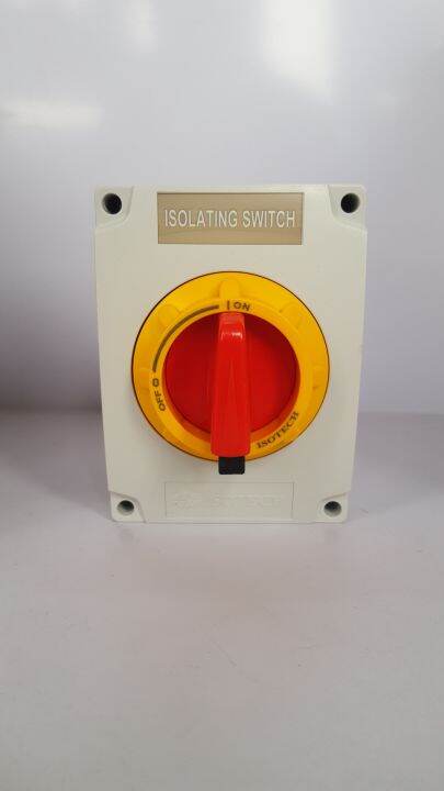 ISOTECH 16A~63A 3 Poles Isolator With PVC Enclosure KTM Series | Lazada