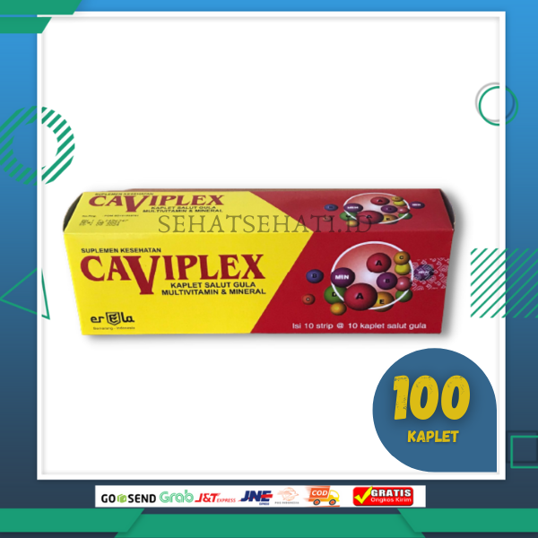 Caviplex Kaplet Multivitamin & Mineral - 100 Kaplet | Lazada Indonesia