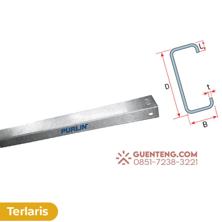 Truss Taso Kolom Praktis (Kp)150 - 75.105 6M | Lazada Indonesia