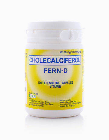 I-Fern Fern D VItamin D 60 Softgel | Lazada PH