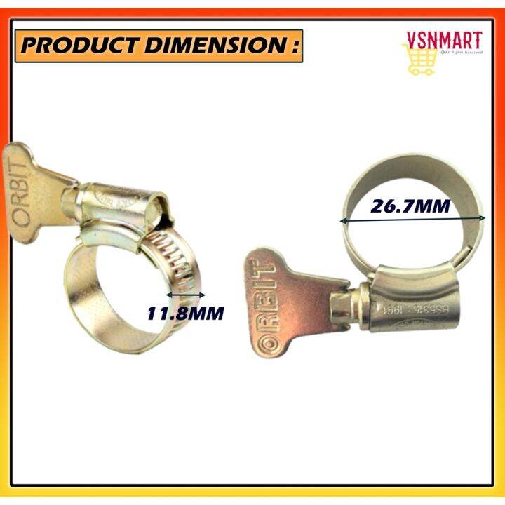 Hand Twist Hose Clip / Orbit Hose Clip / Gas Pipe Hose Clip / Water ...