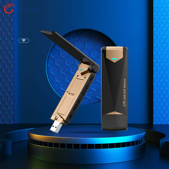 UF909 4G Router WiFi nano kartu SIM wifi LTE portabel USB 4G modem saku ...