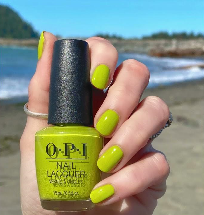 พร้อมส่ง OPI - Pearadise Cove เขียวตอง เขียว shrek เขียวสดใสแบบที่ opi ...