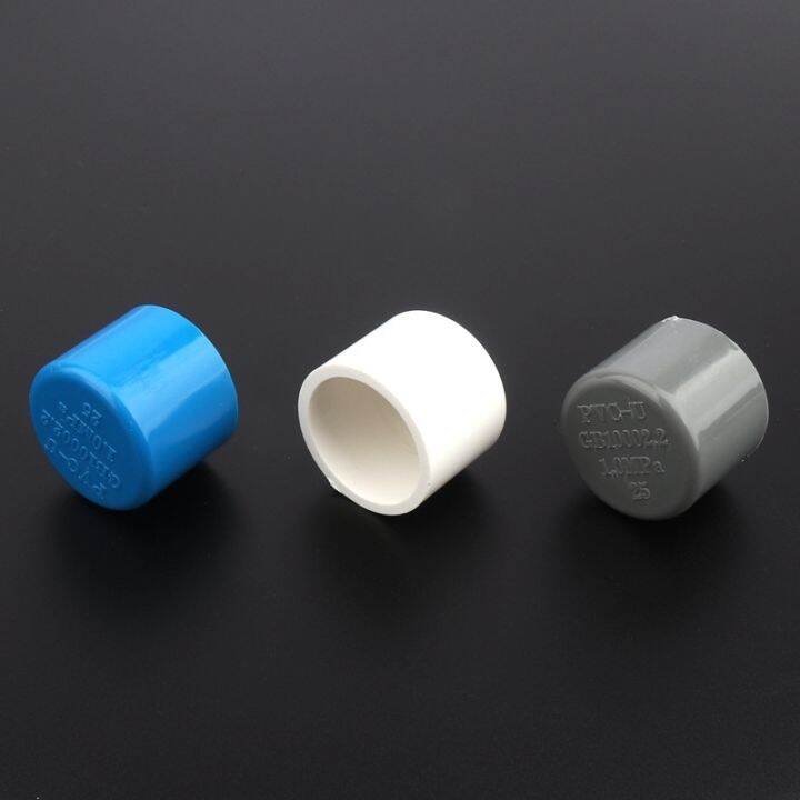 卍 Free Shippiing 8pcs 25mm PVC Pipe End Cap Garden Water Connectors ...